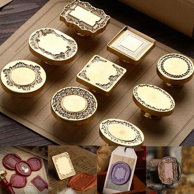 Fire Paint Seal Wax Stamp Heads Photo Frame Series Sealing W