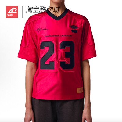 42运动家 Jordan x Levi's  Air 刺绣透气V领短袖球衣 IM6733-657