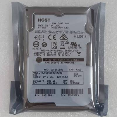 可维修可维修HGST/ HUC156060CS4200 600G 2