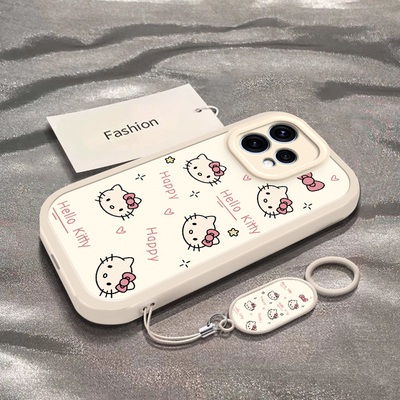 适用于OPPOReno15C手机壳新款PMD110全包防摔彩色凯蒂猫头保护套opporeno15c小众男女款卡通ins风专用外壳