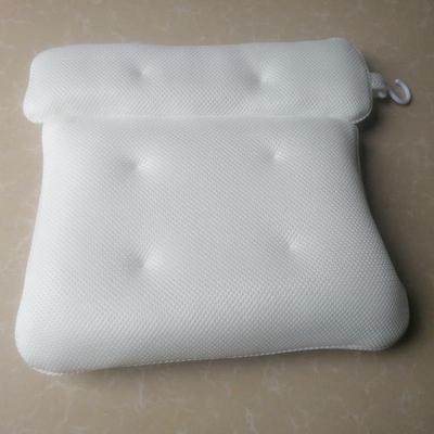 现货3D网6吸盘浴枕浴缸枕SPAP泡澡枕防滑可水洗浴盆靠枕跨境