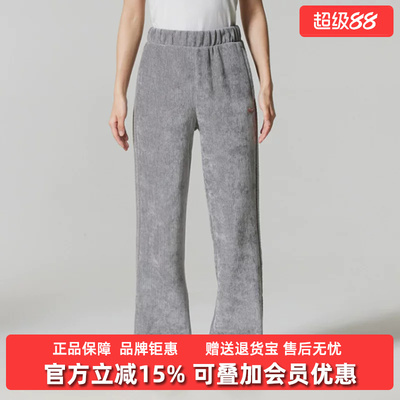 Adidas阿迪达斯三叶草女裤2025冬季新款CHENILLE PANTS长裤KS5983