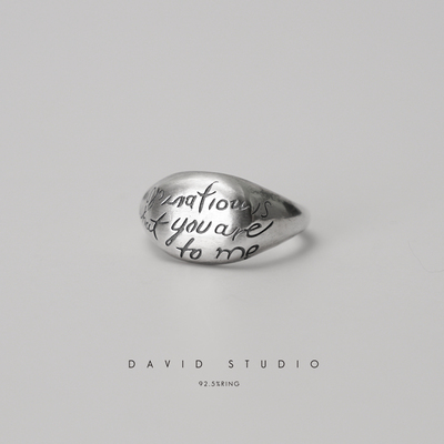 davidstudio925纯银munchen戒指