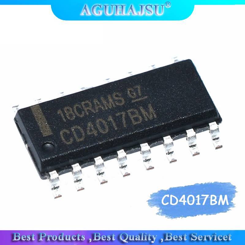 10PCS CD4017BM SOP16 CD4017B SOP CD4017 4017 SOP 16 SMD new_虎窝淘
