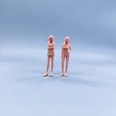 【嗯哼模型】现货1:64人偶1:43微缩白模头文字D真子沙雪W605 W606