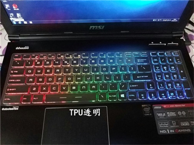 微星GT62VR 7RE-417CN键盘膜GS63 GV电脑GE62保护6QC QD QF RF笔记本1457 2417 489 490 867 203 1077XCN 215