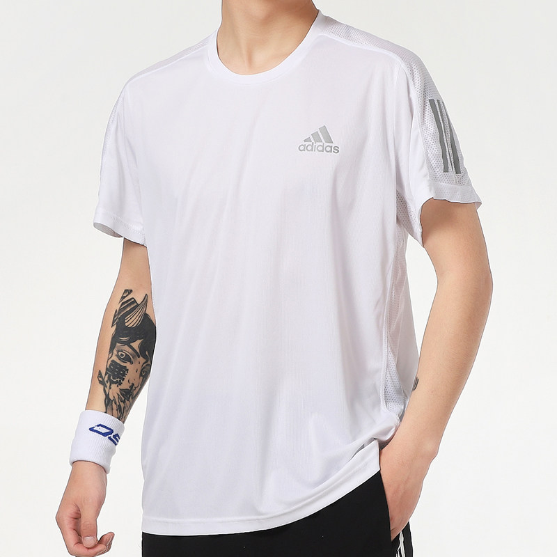 阿迪达斯运动短袖男 2021夏季新款训练跑步上衣速干透气T恤GJ9963_虎窝淘