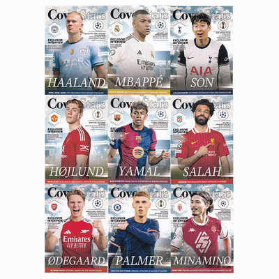 球星卡杂志封面2024-25 Topps ucc亚马尔 姆巴佩 孙兴慜 哈兰德