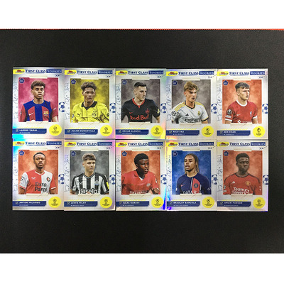 球星卡 一级新秀 银折2023-24 Topps finest亚马尔 巴尔科拉 帕斯