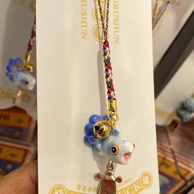 泉州文创手机吊坠可爱滴水兽吊坠