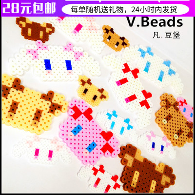 日系软妹风马赛克像素头饰发卡
