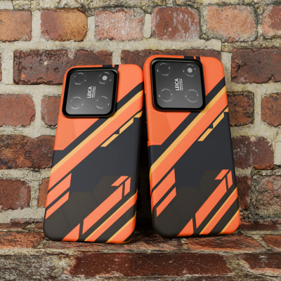 CSGO武器皮肤游戏周边AK47二西莫夫橙黑衍生配色华为MATE70PRO Pura70 Pura80U磁吸磨砂二合一手机壳