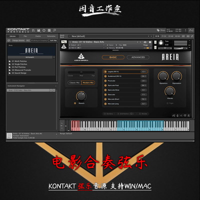 电影配乐弦乐合奏Audio Imperia Areia非常有表现力弦乐合奏音源