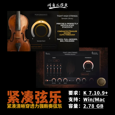 紧凑断奏弦乐音色清晰穿透力强