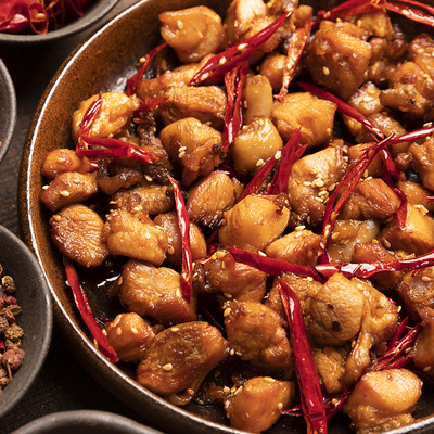 卤馆私房菜辣子鸡即食熟食150g