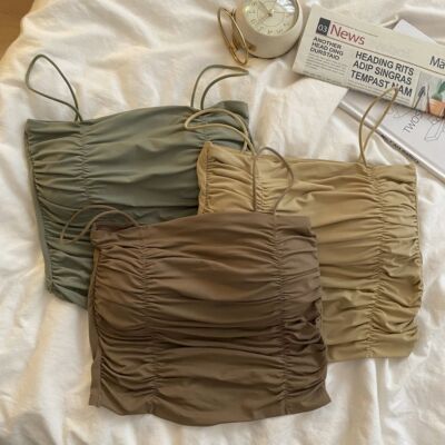Women Crop ops Sexy Tank Top For Lady Summer Tube ops With C
