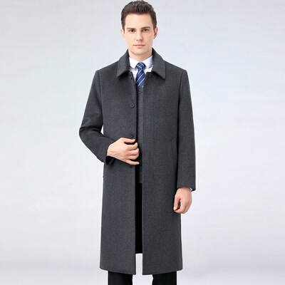 Cashmere Coat For Middle-aged And Elderly Men, Woolen Coat,