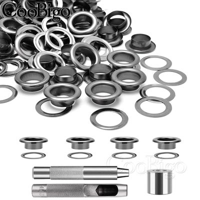 Metal Grommet Tool Kit Grommets Eyelets Punch Installer Tool