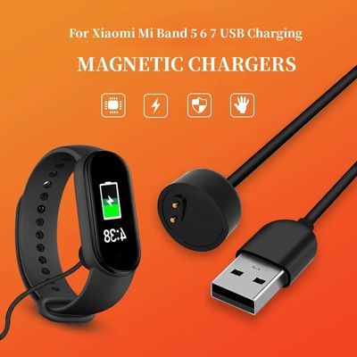 Magnetic Chargers For Xiaomi Mi Band 5 6 7 USB Charging Cabl