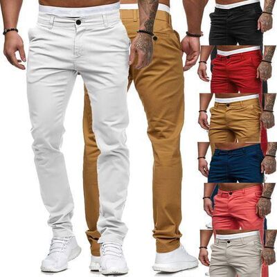 Supply Source Casual Trousers Men's Style Slim Men's Casual