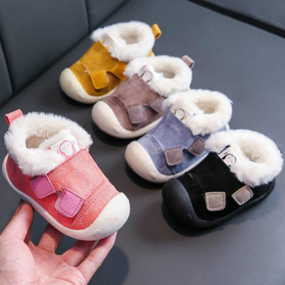 New winter baby shoes first walkers boy Non-slip Kids Boots