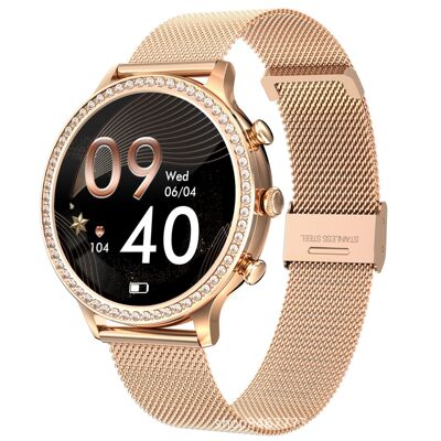 I70 Women's Music Call Smart Watch Pedometer Heart Rate Bloo