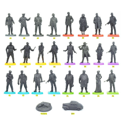 教父柯里昂的帝国桌游人物模型