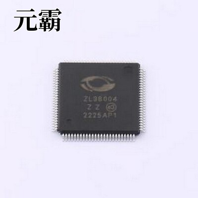 ZL38004QCG1 电信接口IC 专用语音处理器，带双通道编解码器 LQFP