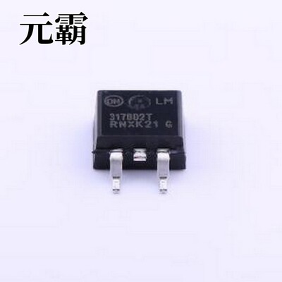LM317BD2TG 线性稳压器(LDO) ADJ 输入40V 输出1.2V~37V 1.5A TO-