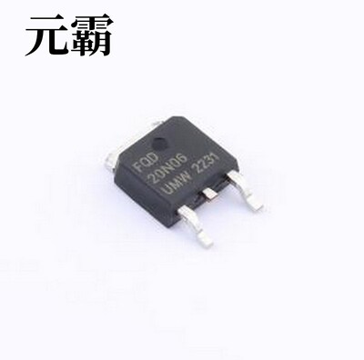 FQD20N06 场效应管(MOSFET) 1个N沟道 耐压:60V 电流:30A TO-252