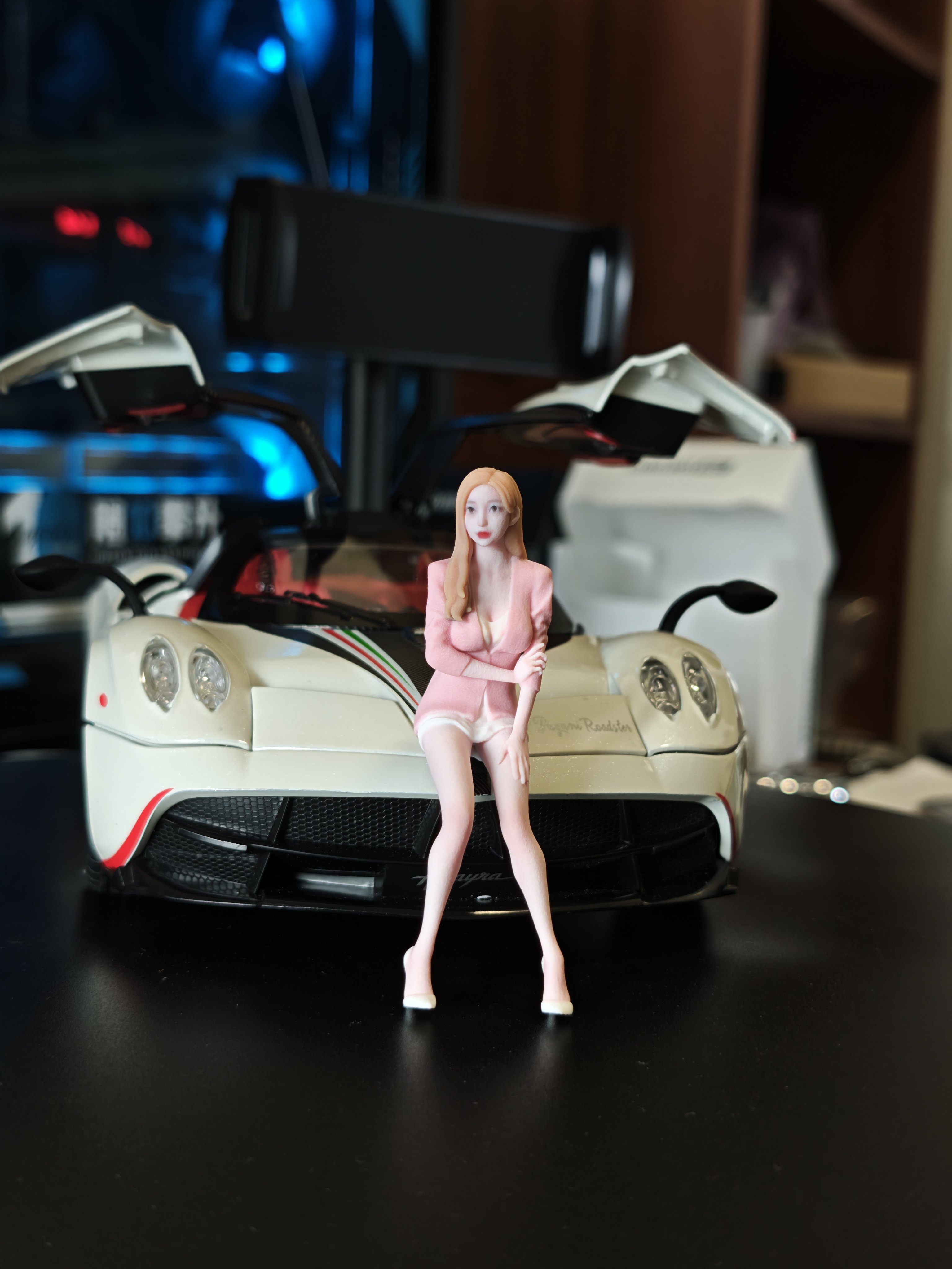 1/18汽车模型人偶配件3d打印照片定制人偶配件手办微缩人偶