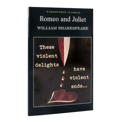 Romeo and Juliet 罗密欧与茱丽叶 威廉莎士比亚 英语小说读物 环保纸口袋书【Wordsworth Classics系列】中图原版进口