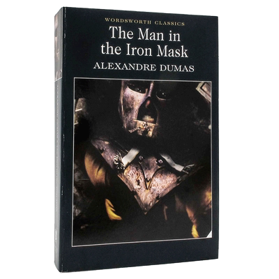 The Man in the Iron Mask 铁面人 大仲马 英语小说读物 环保纸口袋书【Wordsworth Classics系列】中图原版进口