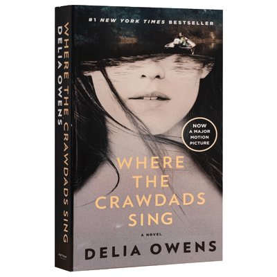 沼泽深处的女孩 电影封面版 电影原著小说 蝲蛄吟唱的地方 英文原版 Where the Crawdads Sing 迪莉娅·欧文斯 Delia Owens