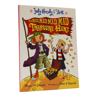 Judy Moody and Stink: The Mad, Mad, Mad, MadTreasureHunt稀奇古怪小朱迪和stink:疯狂寻宝儿童青少年英语读物小说