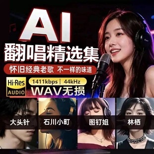 林栖大头针图钉姐石川小町翻唱怀旧老歌曲wav格式无损车载音乐u盘