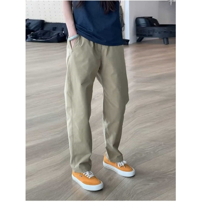 卡其色美式工装裤男款秋季
