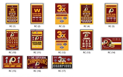 Washington Redskins super bowl champions Flag亚马逊WISH EBAY