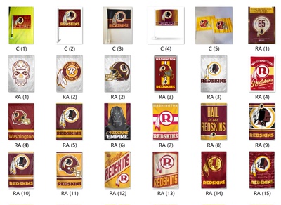 外贸货源红皮旗帜NHL Washington Redskins Flag亚马逊WISH EBAY