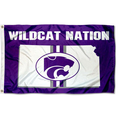 Kansas State Wildcats Wildcat Nation Flag亚马逊WISH EBAY热卖