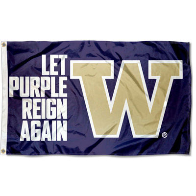 Washington Huskies Let Purple Reign AgainFlag亚马逊WISH EBAY