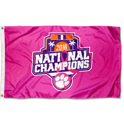 外贸货源Clemson Tigers Cancer Awareness Flag亚马逊WISH EBAY