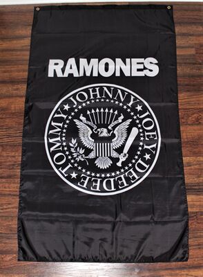 外贸货源雷蒙斯旗Ramones Banner Flag亚马逊WISH EBAY热卖