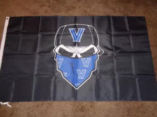 外贸货源大学球队NCAA Villanova Wildcats Flag亚马逊WISH EBAY