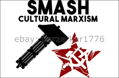 外贸户外旗帜Smash Cultural Marxism FLAG亚马逊WISH EBAY