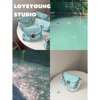 麂皮绒原创腋下包小众loveyoung