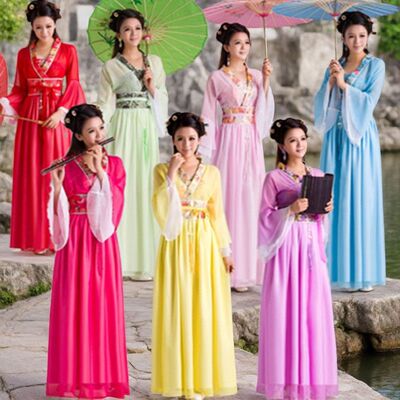 魏晋风仙气古典舞演出服