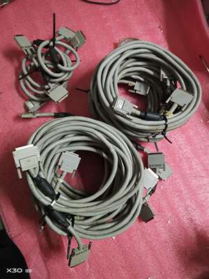 QC50B三菱plc扩展板连接线基板连接线5米的9条,1