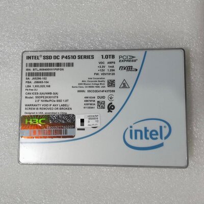 H3C/英特尔 P4510 1T 固态硬盘企业级U.2接口(议价）