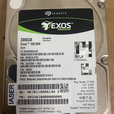 希捷 ST300MM0048 300G SAS 拆机盘(议价）